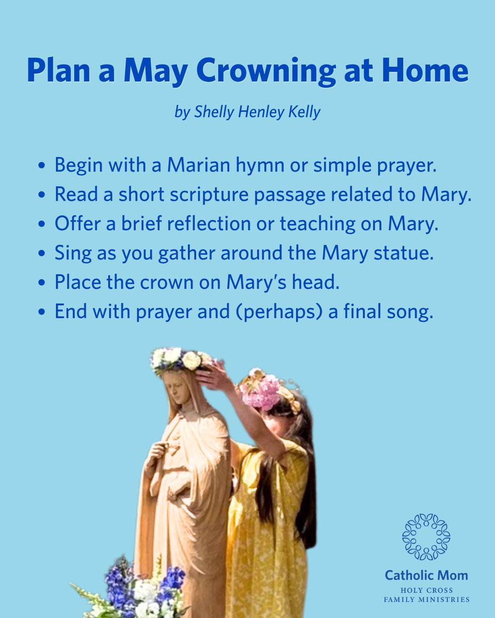 Honoring Our Blessed Mother: A May Crowning at Home