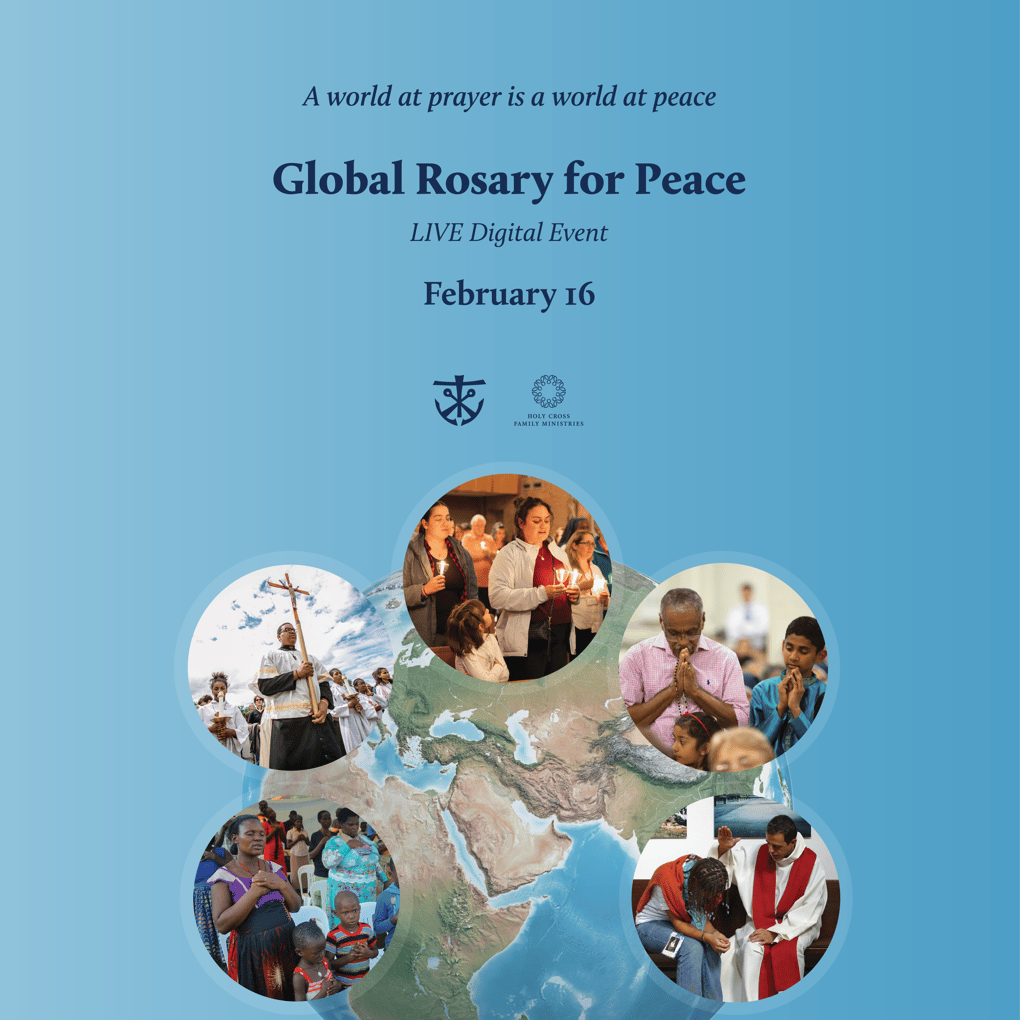 The Congregation of Holy Cross Hosts a Global Rosary for Peace