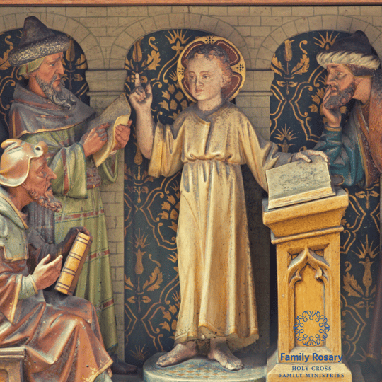Fifth Joyful Mystery— The Finding of the Child Jesus in the Temple